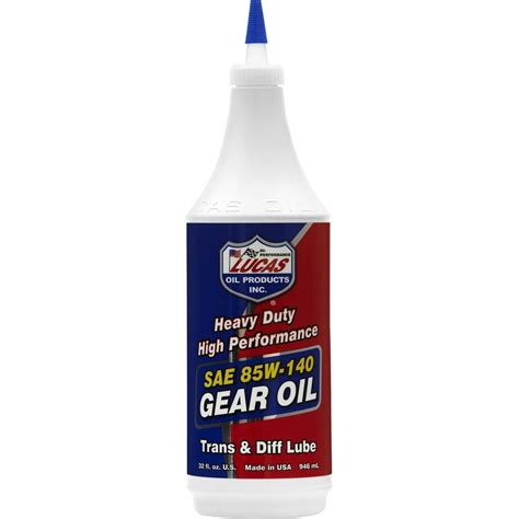 Lucas Oil Products 85w 140 Hd Gear Oil 1 Quart Autozone
