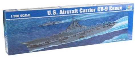 Trumpeter 1350 Uss Essex Cv9 Aircraft Carrier Model Kit Buy Online