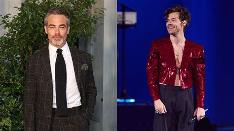 Chris Pine Conta A Verdade Por Trás De Cuspida De Harry Styles Em