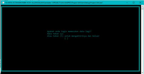 Contoh Program Input Output Cari Hapus Dan Update Data