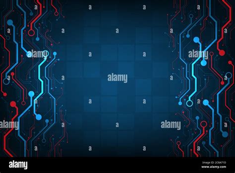 Vector Technology In Electronic Circuit Design Stock Vector Image And Art