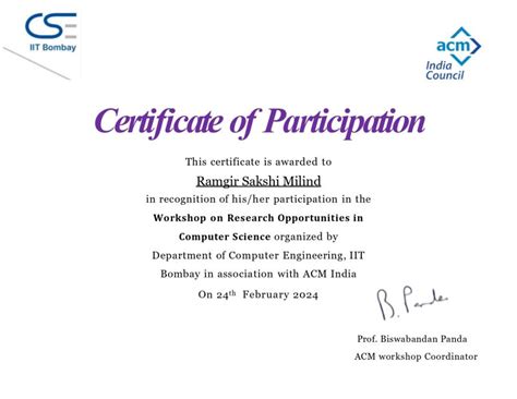 Sakshi Ramgir On Linkedin Iitbombay Computerscience Research