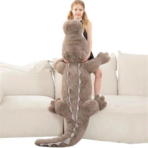 Morismos 59inch Giant Alligator Stuffed Animal Large