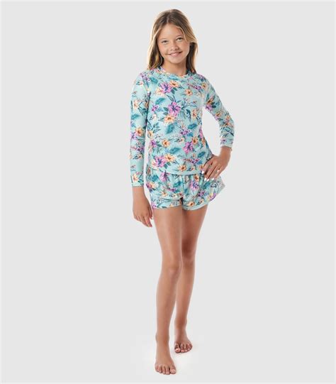 Piping Hot Tropical Swim Rash Vest Target Australia