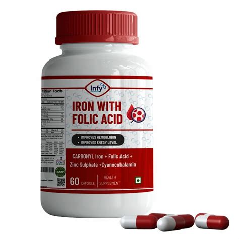 Carbonyl Iron Folic Acid Capsule Packaging Type Bottle At ₹ 65stripe