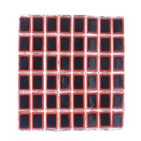 Bike Tire Patch 96pcs Square Rubber Bicycle Inner Tube Puncture Patches
