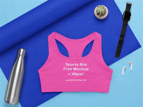 Sports Bra Mockup Set The Free Mockup