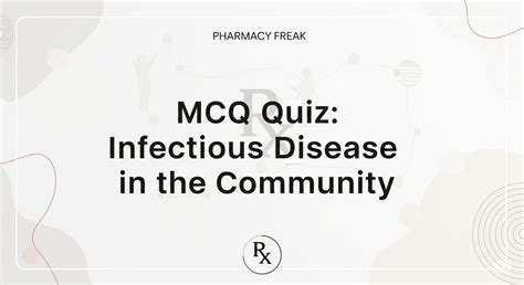 Mcq Quiz Infectious Disease In The Community