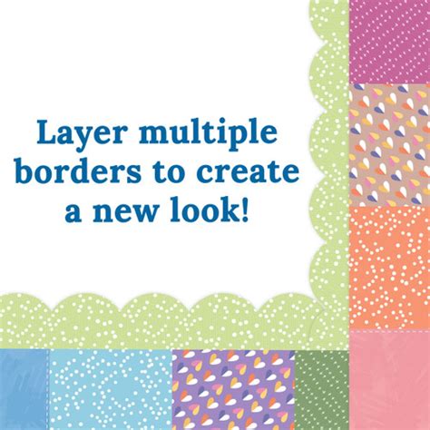 Patchwork Straight Bulletin Board Borders