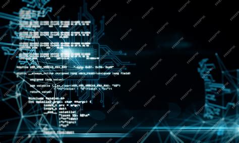 Premium Photo Creative Dark Coding Texture With Text Programming And Future Concept 3d Rendering