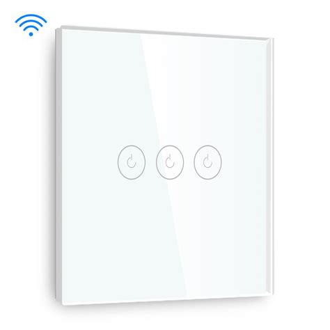 Smart Switch Wifi Touch Sensor 3 Switches I Gang BAS Kuwait Bab Al Saif Est