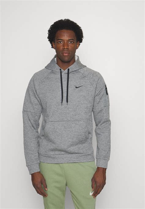 Nike Performance Hoodie Dark Grey Heatherparticle Greyblackgrey