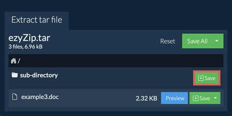 Extract Tar File Online No Registration Required Ezyzip