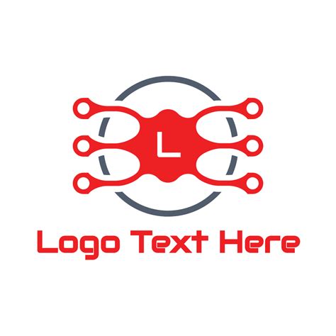 Red Tech Bug Logo Brandcrowd Logo Maker