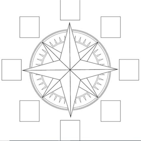 Blank Compass Rose