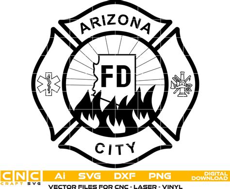 Arizona City Fire District Badge