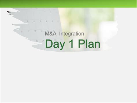 Merger Integration Plan Manda Integration Plan Merger And Acquisition