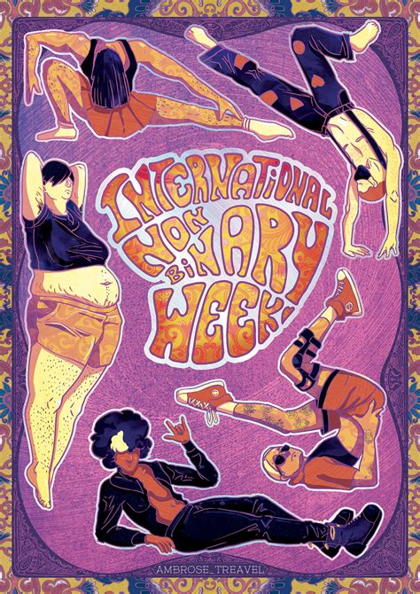 International Non Binary Week Poster Ambrosetreavel I Intented To