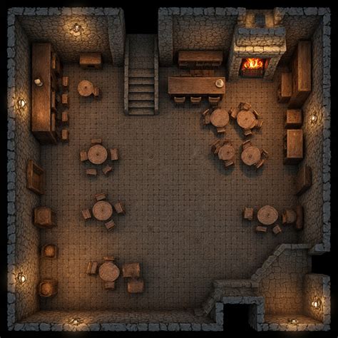 Dnd Tavern Battle Map Stable Diffusion Online