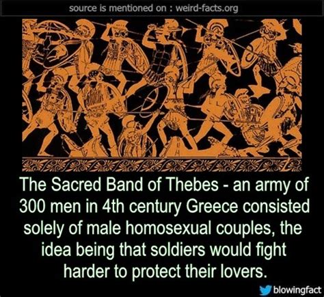 Weird Facts The Sacred Band Of Thebes An Army Of 300 Men In