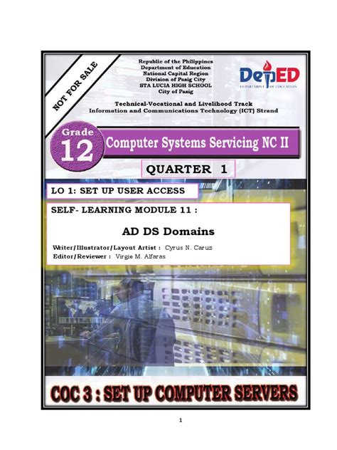 Tvl Css 12 Q1 M11 Pdf Active Directory Computer Science Tvl Css 12 Q1 M11 Pdf Active Directory Computer Science