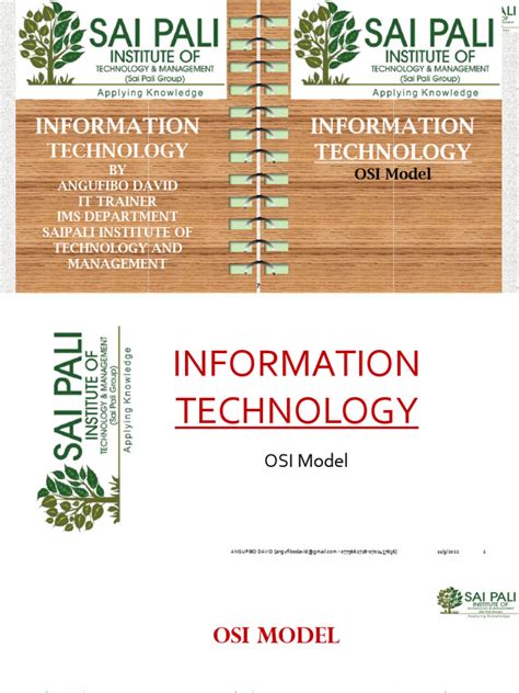 05 Osi Model Summarized Pdf Osi Model Internet Protocol Suite