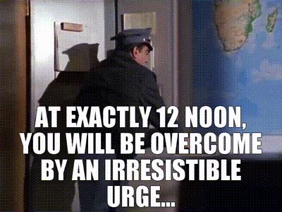 Yarn At Exactly 12 Noon You Will Be Overcome By An Irresistible Urge