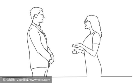 低声交谈的场景简笔画步骤（热门15张）简笔画图片大全
