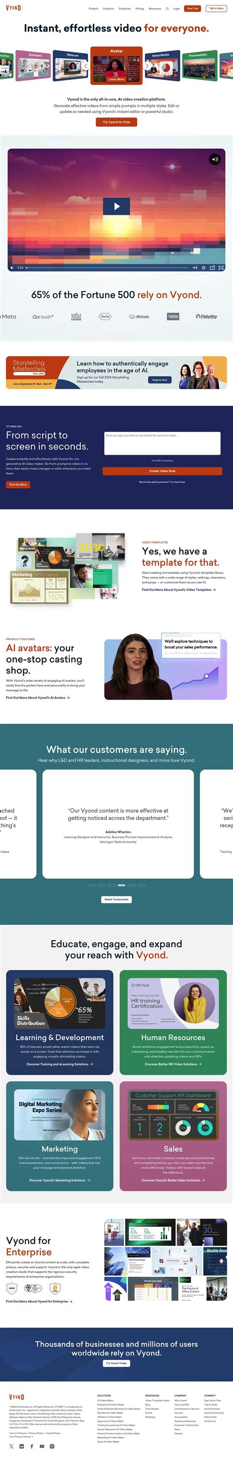 Vyond Plataforma De Video Con Ia