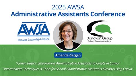 Donovan Group Presents At 2025 Awsa Administrative Assistants Conference The Donovan Group