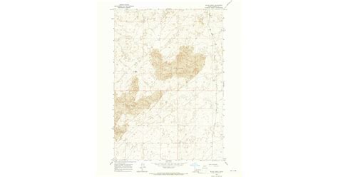 1965 Map Of Black Knoll Fremont County Id — High Res Pastmaps