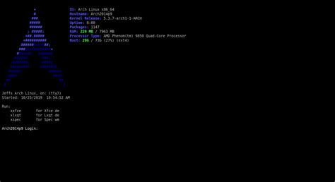 Multiple Desktop Environments Rarchlinux