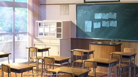 Visual Novel Background Classroom Cg By Kjkjmulo On Deviantart