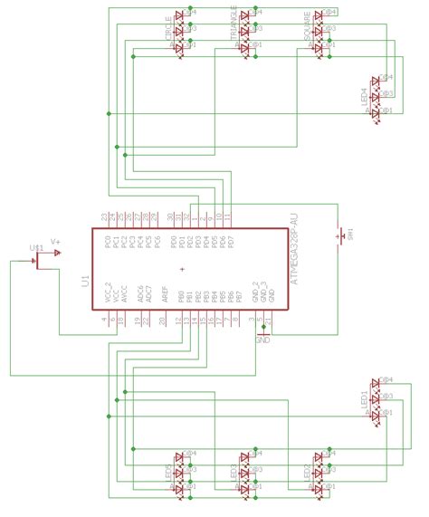 Does This Charlieplex Look Correct Where Do I Put What Resistors LEDs And Multiplexing