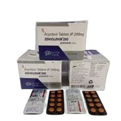 Acyclovir 200mg Tab At ₹ 200 Stripe Mahal Nagpur Id 2853063751230