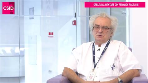 Dr Doru Negru Greșeli Alimentare Care Se Fac în Post Partea I