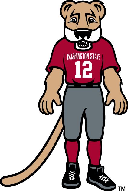 Washington State Cougars Mascot Logo Ncaa Division I U Z Ncaa U Z