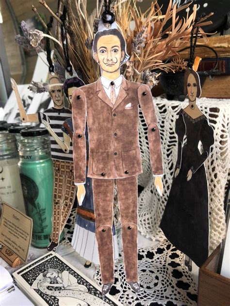 Salvador Dali Articulated Paper Doll Kit Etsy