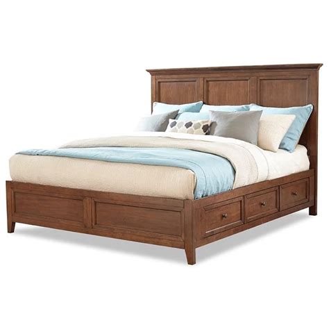 Tolson Transitional Queen Storage Bed With Six Drawers Walkers Furniture Bed Headboard