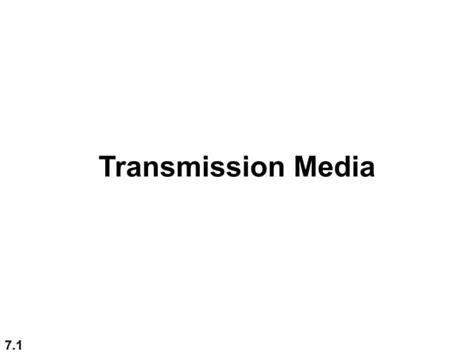 Unit 1 Part 2 1 Pdf Transmission Media Dcn Data Communication Networks Pdf