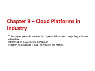 VTU 6th Sem Elective CSE Module 5 Cloud Computing PPT