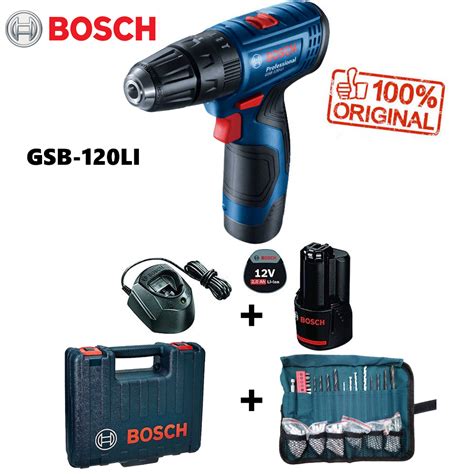 สว่านไขควงกระแทกไร้สาย GSB 120-LI Bosch แท้ Bosch GSB 120-LI Cordless ...