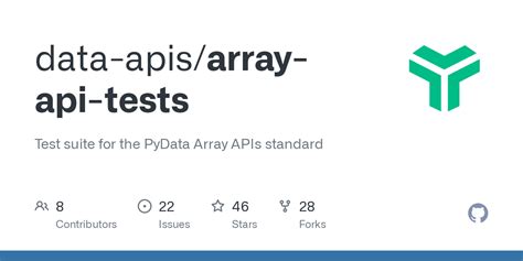 Github Data Apisarray Api Tests Test Suite For The Pydata Array Apis Standard