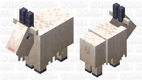 Cc0 White Goat Minecraft Mob Skin
