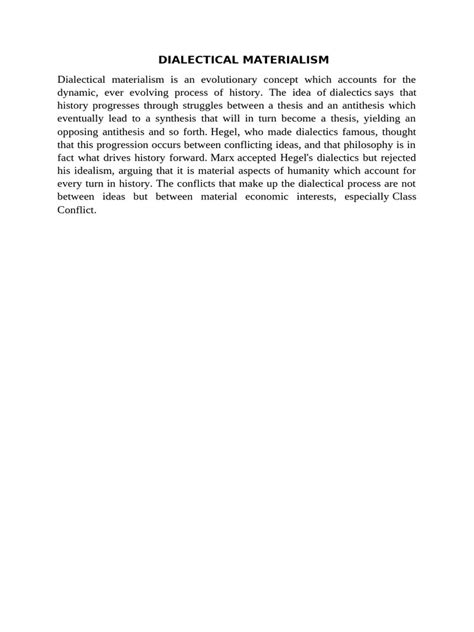 Dialectical Materialism 25 10 Pdf