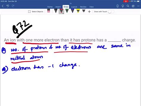 Solved An Ion With One More Electron Than It Has Protons Has A Charge