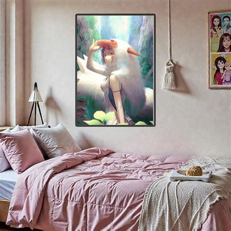 Princess Mononoke Canvas Poster Studio Ghibli Forest Spirit Art Rebel