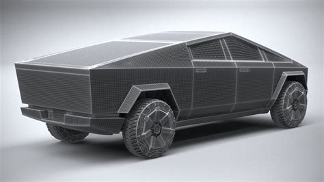 3d Model Tesla Cybertruck 2022 Turbosquid 1488435