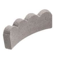 Curved Scallop Edging Stone