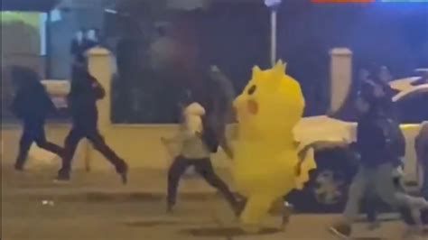 Protest Police And Pikachu Turkey Erupts Over Mayors Arrest